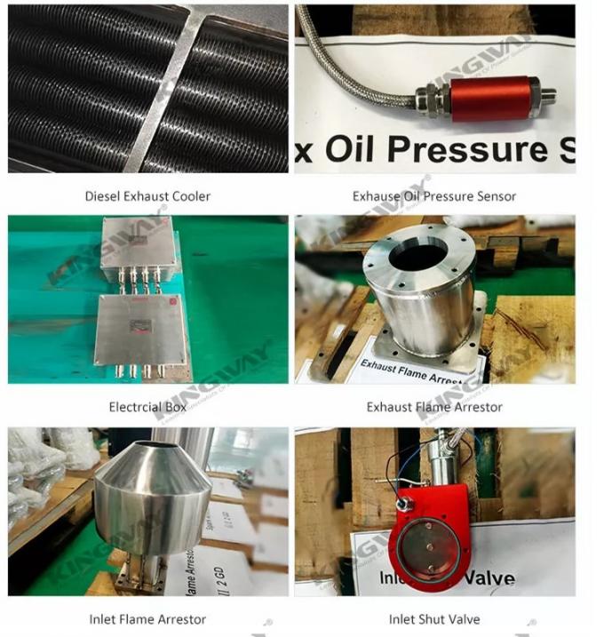 Atex Zone 2 Explosion Proof Generator ชุด 20KVA พร้อมโครงยก DNV